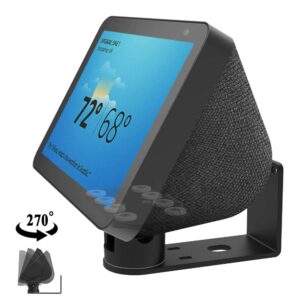 echo show wall mount stand echo show 8 (2nd gen, 2021 release and 1st gen, 2019 release) aluminum swivel stand, stand for amazon echo show 8 & echo show 5 black