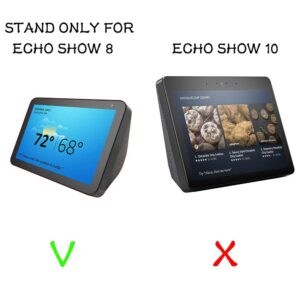 Echo Show Wall Mount Stand Echo Show 8 (2nd Gen, 2021 Release and 1st Gen, 2019 Release) Aluminum Swivel Stand, Stand for Amazon Echo Show 8 & Echo Show 5 Black