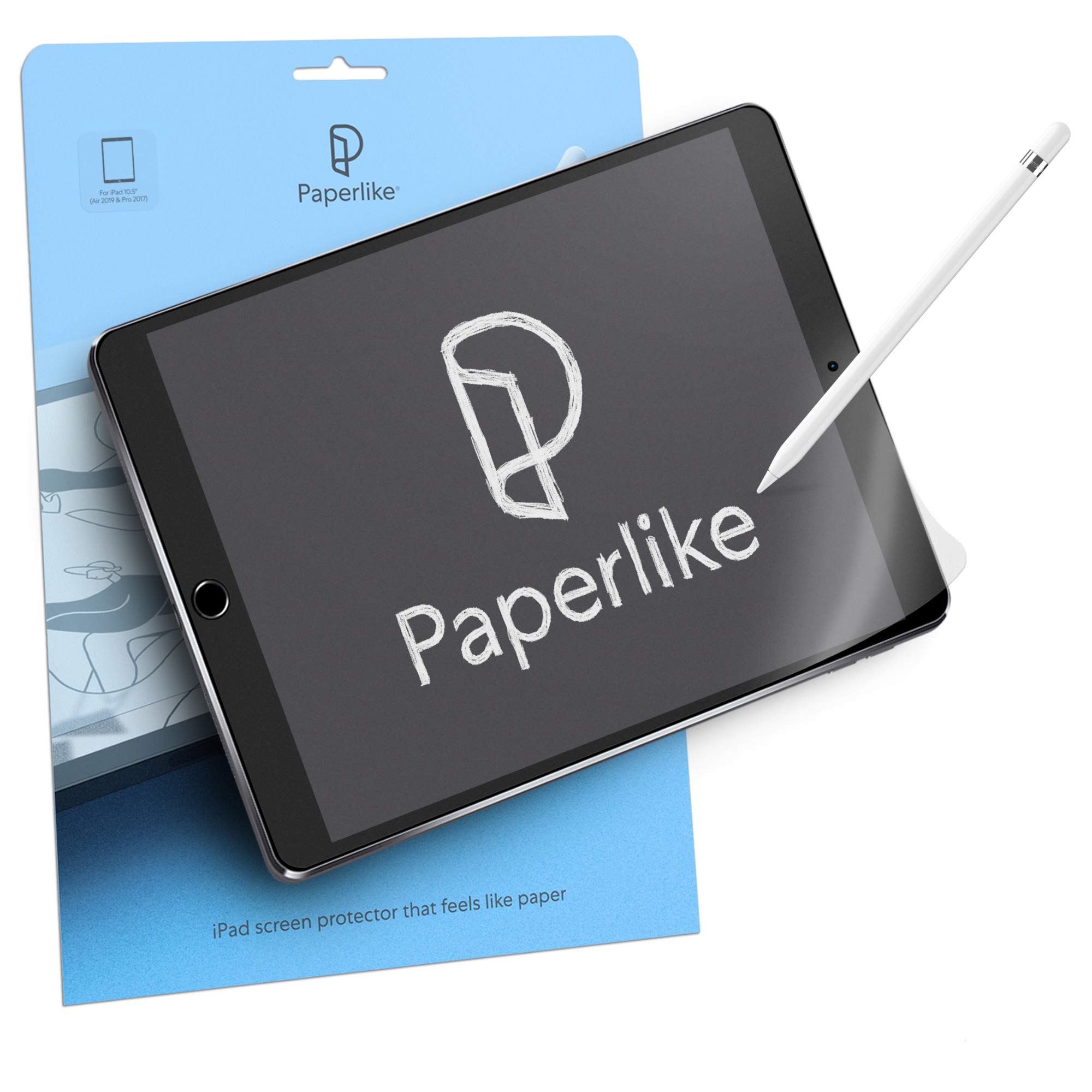 Paperlike 2.0 (2 Pieces) for iPad Air 10.5" (2019) & iPad Pro 10.5" (2017) - Screen Protector for Drawing, Writing, and Note-taking like on Paper