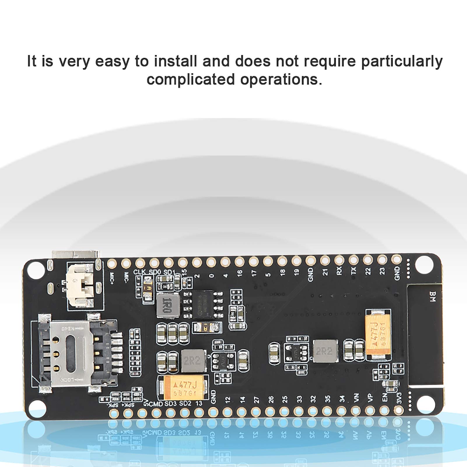 ASHATA ESP32 Wireless Communication Module, Bluetooth Module Development Board for T-Call V1.3 ESP32, for ESPRESSIF-ESP32