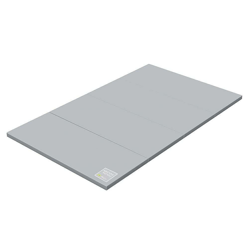 ALZIP MAT Eco Color Folder Urban, Folding Baby Play Mat Eco-Friendly Non-Toxic Non-Slip Reversible Waterproof (XG (110x55 inch), Grey)