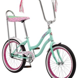 Schwinn Hazel Polo Kids Bike, For Boys and Girls Ages 7 and Up, Classic Cruiser Vintage Look, 20-Inch Wheels, Single Speed, Suggested Rider Height 4'0" to 5'0", Polo Mint