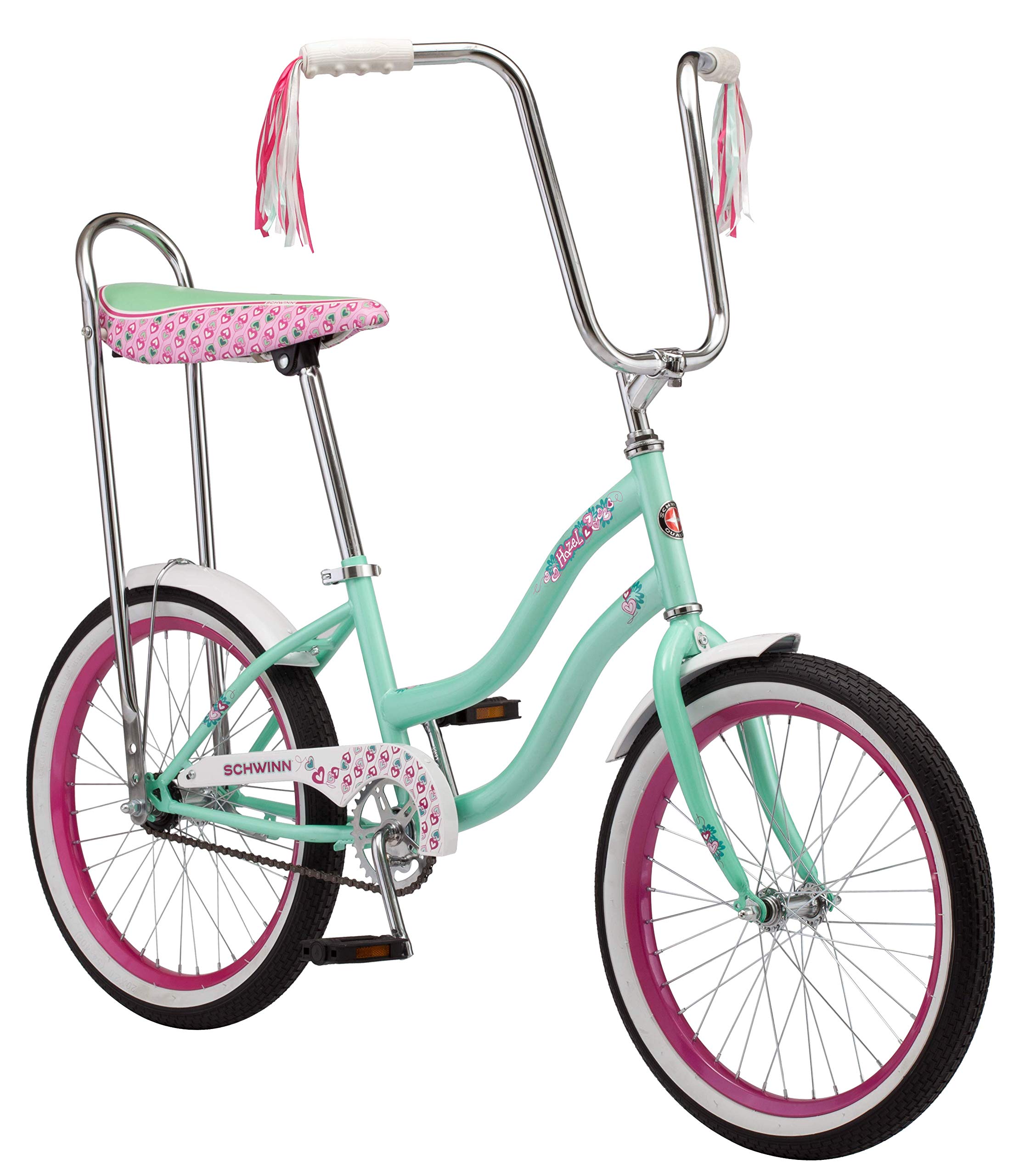 Schwinn Hazel Polo Kids Bike, For Boys and Girls Ages 7 and Up, Classic Cruiser Vintage Look, 20-Inch Wheels, Single Speed, Suggested Rider Height 4'0" to 5'0", Polo Mint