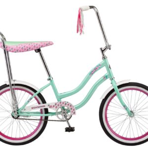 Schwinn Hazel Polo Kids Bike, For Boys and Girls Ages 7 and Up, Classic Cruiser Vintage Look, 20-Inch Wheels, Single Speed, Suggested Rider Height 4'0" to 5'0", Polo Mint