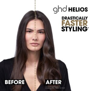 ghd Helios Hair Dryer ― 1875w Professional Blow Dryer, Longer Life + Brushless Motor Lightweight Hair Dryer for Salon-Worthy Blowout ― Plum