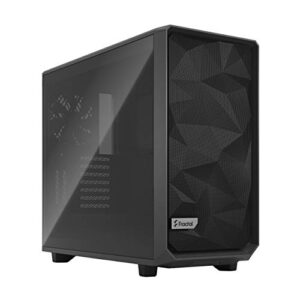 fractal design meshify 2 gray atx flexible light tinted tempered glass window mid tower computer case