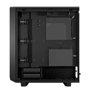 Fractal Design Meshify 2 Compact Black ATX Flexible High-Airflow Light Tinted Tempered Glass Window Mid Tower Computer Case