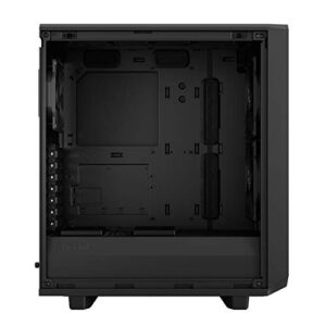 Fractal Design Meshify 2 Compact Black ATX Flexible High-Airflow Light Tinted Tempered Glass Window Mid Tower Computer Case