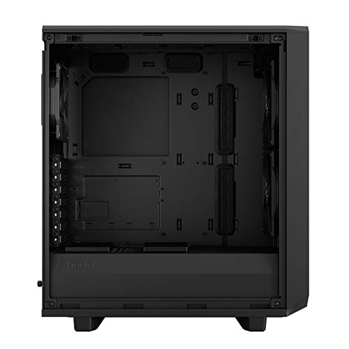 Fractal Design Meshify 2 Compact Black ATX Flexible High-Airflow Light Tinted Tempered Glass Window Mid Tower Computer Case