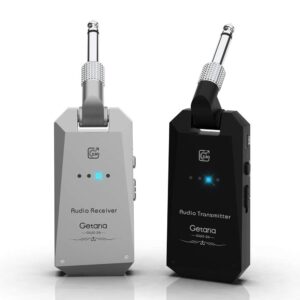 getaria 5.8ghz wireless guitar system wireless guitar transmitter receiver set 4 channels for electric guitar bass