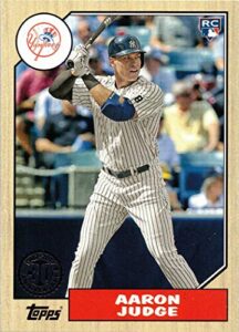 2017 topps 1987 baseball #87-58 aaron judge rookie card