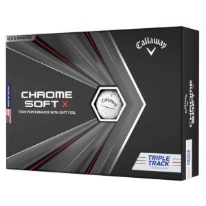 2020 callaway chrome soft x golf balls (triple track white)