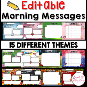 morning messages slides templates | editable powerpoint and google slides