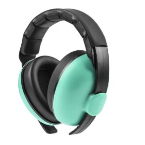 Baby Noise Cancelling Headphones, Ear Protection Earmuffs Noise Reduction for 0-3 Years Kids / Toddlers / Infant, for Babies Sleeping, Airplane, Concerts, Movie, Theater, Firework (Mint Green)