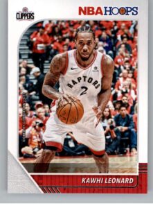 2019-20 panini hoops #177 kawhi leonard los angeles clippers nba basketball trading card