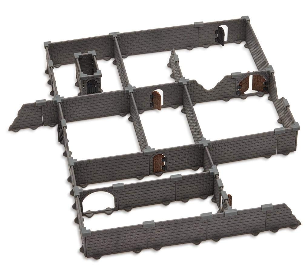 Dirt Cheap Dungeons Modular Dungeon System - Squire Set TT RPG Terrain Building for Dungeons & Dragons, Pathfinder, War Gaming, and More!