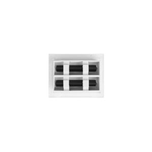 BUILDMART - 6x4 Modern AC Vent Cover - Decorative White Air Vent - Standard Linear Slot Diffuser - Register Grille for Ceiling, Walls & Floors - Texas Buildmart