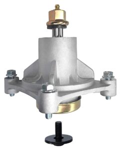 blade spindle assembly replaces ayp 174356 174358 532 17 43-56 with mounting screws and blade mounting bolt fits ayp 48" decks 2002 & newer, mounting holes are threaded, bearing pre-filled grease