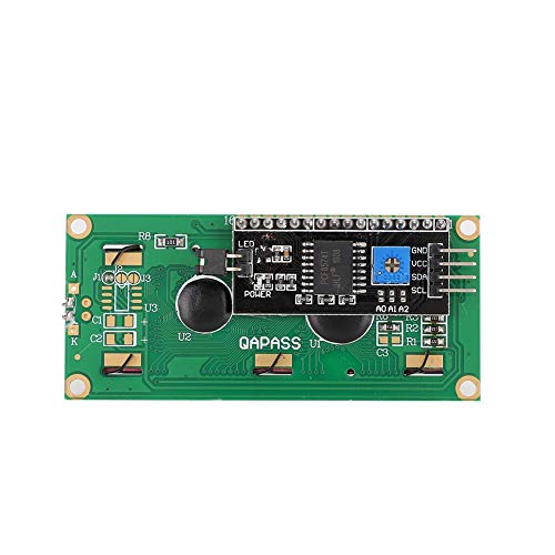 HW-060A LCD 3.3V Module 1602 LCD Display with Adapter Board IIC/I2C/Interface Blue Screen