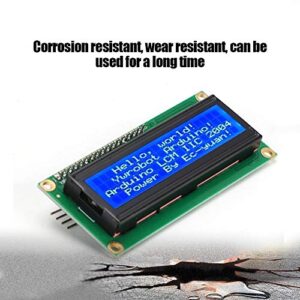 HW-060A LCD 3.3V Module 1602 LCD Display with Adapter Board IIC/I2C/Interface Blue Screen