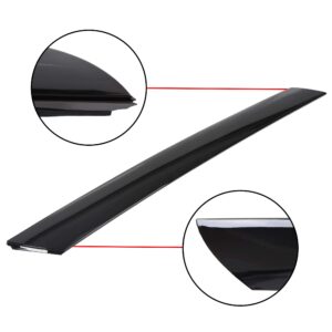 Exterior Molding Windshield Pillar Trim Compatible with Kia Soul 2010-2013 Left