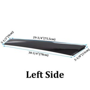 Exterior Molding Windshield Pillar Trim Compatible with Kia Soul 2010-2013 Left