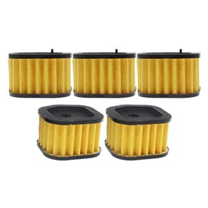 QHALEN Air Filter for Husqvarna 385XP 390XP 385 390 Engine Lawn Mower Air Cleaner 544080802 (Qty 5)