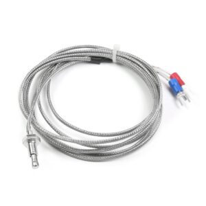 othmro 1pcs wrn-31 k-type thermocouple temperature sensors, 0-800±1.5% ℃ temperature detector temperature with m6 thread gauge for 12d printer temperature sensor