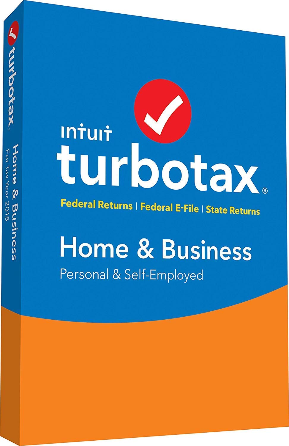 TurboTax Home & Business + State 2018 Tax Software [PC/Mac Disc]