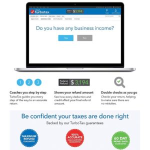 TurboTax Home & Business + State 2018 Tax Software [PC/Mac Disc]