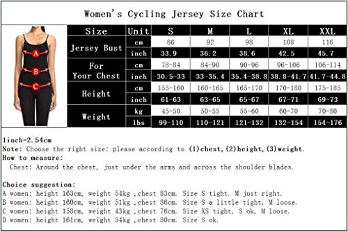 Weimostar Women's Cycling Jersey Short Sleeve Half Zipper Mountain Clothing Bike Shirt Top Quick Dry Breathable Orange Size XL