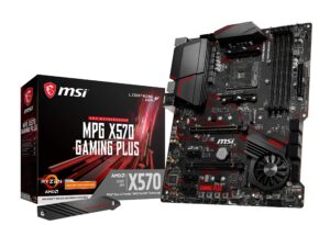 msi mpg x570 gaming plus motherboard (amd am4, pcie 4.0, ddr4, sata 6gb/s, m.2, usb 3.2 gen 2, hdmi, atx) (renewed)