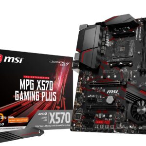 MSI MPG X570 Gaming Plus Motherboard (AMD AM4, PCIe 4.0, DDR4, SATA 6Gb/s, M.2, USB 3.2 Gen 2, HDMI, ATX) (Renewed)