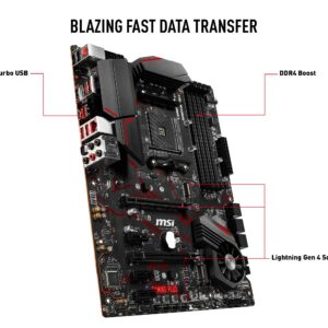 MSI MPG X570 Gaming Plus Motherboard (AMD AM4, PCIe 4.0, DDR4, SATA 6Gb/s, M.2, USB 3.2 Gen 2, HDMI, ATX) (Renewed)