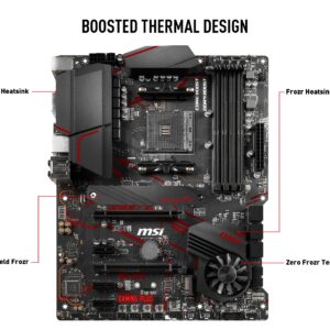 MSI MPG X570 Gaming Plus Motherboard (AMD AM4, PCIe 4.0, DDR4, SATA 6Gb/s, M.2, USB 3.2 Gen 2, HDMI, ATX) (Renewed)