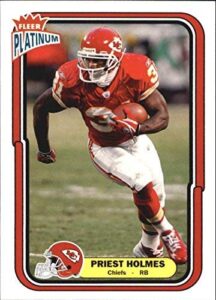 2004 fleer platinum #53 priest holmes nfl football trading card