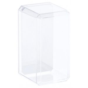 Pioneer Plastics 164CD Clear Plastic Display Case for 1:64 Scale Cars (Mirrored), 3.5" W x 1.625" D x 1.75" H (Mailer Box), Pack of 3