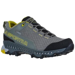 la sportiva womens spire gtx low hiking shoes, clay/celery, 7.5-8