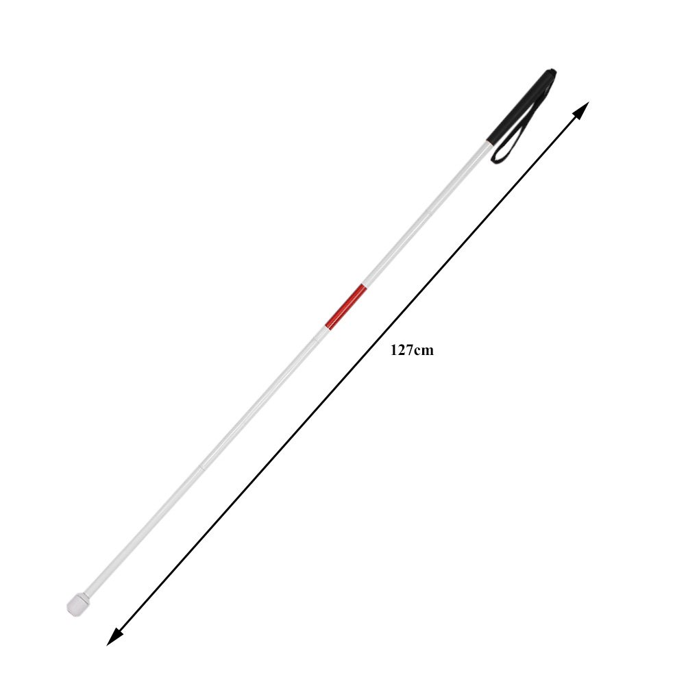 Walking Sticks Folding Stick, Folding Walking Cane Hiking Walking Sticks for The Blind and Visually impaired Folding Aluminum Alloy Walking Cane Walking Stick with 4 Sections of 127 cm for The Blind