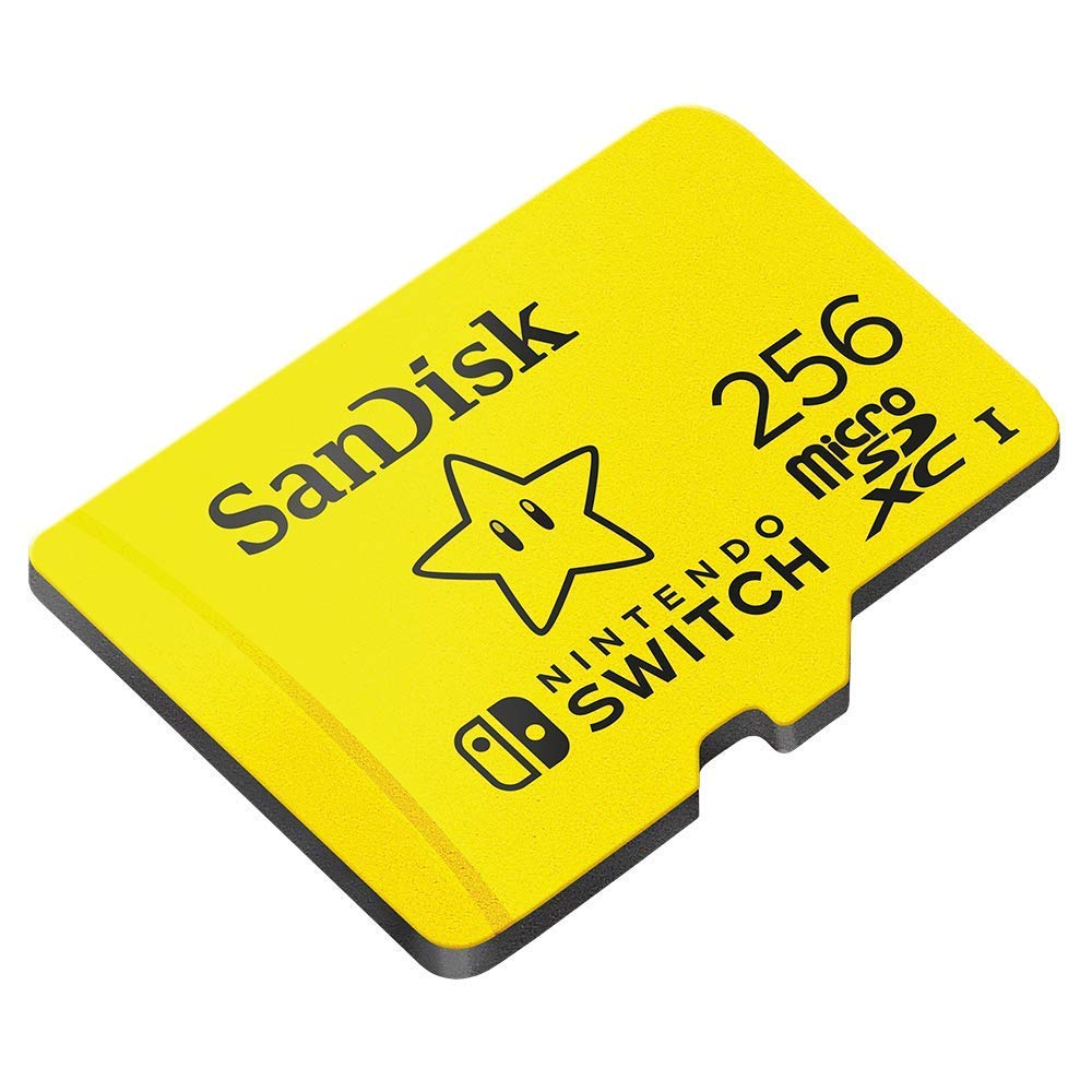 BlueProton USB 3.0 MicroSDXC Card Reader with SanDisk 256GB MicroSDXC UHS-I Card for Nintendo Switch Bundle