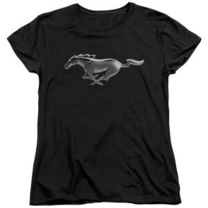 ford mustang modern mustang women's t shirt, medium black