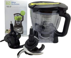 ninja 64oz (8 cup) food processor bowl locking lid blade kit for bn801 bl910 bl680 bl681 bl682 bl640 bl641 bl642 blender