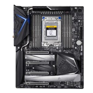 GIGABYTE TRX40 DESIGNARE (sTRX/AMD/TRX40/Direct 16+3 Phase VRM/Fins-Array Heatsink/Gen 4 AIC with 4 Extra M.2/ XL-ATX/Motherboard)