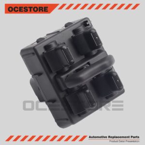 OCESTORE Power Window Master Control Switch - Compatible with Wrangler 2007-2010 - Replace Part 4602756AB 4602756AA Door Lock Switch