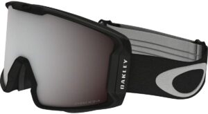 oakley line miner prizm snow goggles (matte black prizm black)