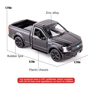 TGRCM-CZ 1/36 Scale F150 Pickup Truck Casting Car Model, Zinc Alloy Toy Car for Kids, Pull Back Vehicles Toy Car for Toddlers Kids Boys Girls (Black)