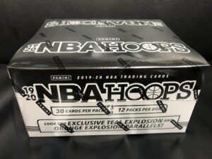 2019/20 panini hoops nba basketball fat pack cello box (12 pks/bx, 360 cards)