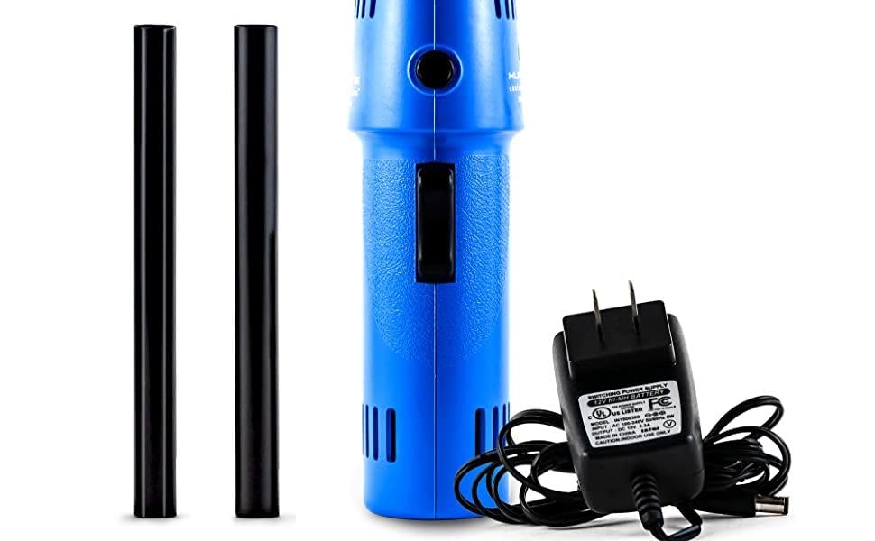 Canless Air Duster | Rechargeable Electric Cordless Compressed Air | Electronics & Computer Keyboard Cleaner for Office | Reusable Canned Air Blower | Up to 200 MPH | 2-Year Warranty