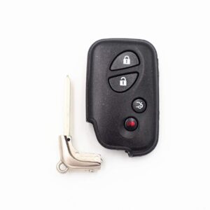 WFMJ for Lexus IS250 IS350 LS460 GS300 IS250 IS350 ES350 GS350 GS450h 4 Buttons Remote Smart Key Case Chain Shell Fob