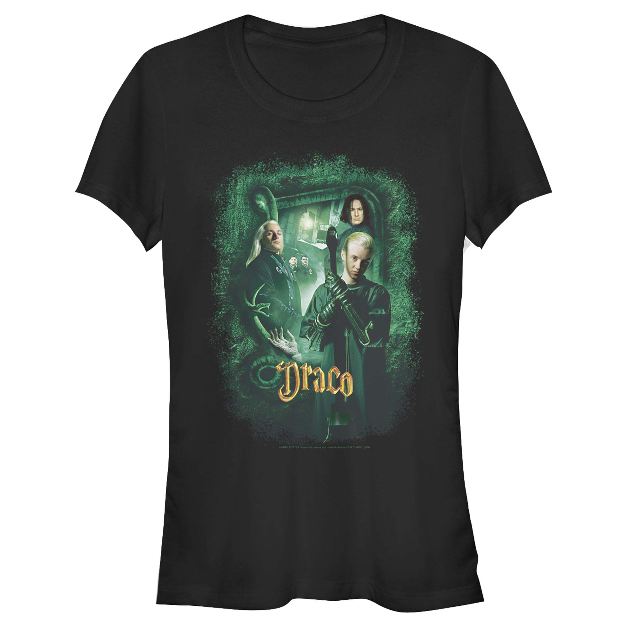 Harry Potter Juniors Crew Tee, Black, Large